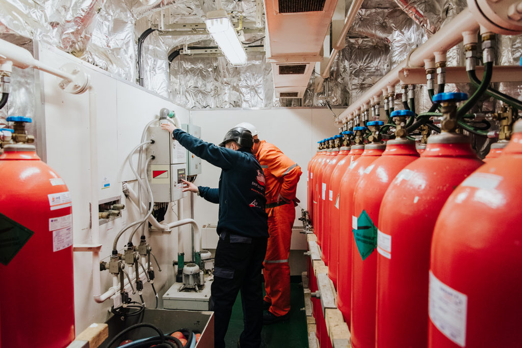 Fixed Fire Fighting System on board Ships – FFE-Service GmbH